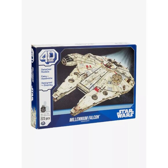 Spin Master | Toys | 4d Build Star Wars Millennium Falcon 3d Model Kit ...